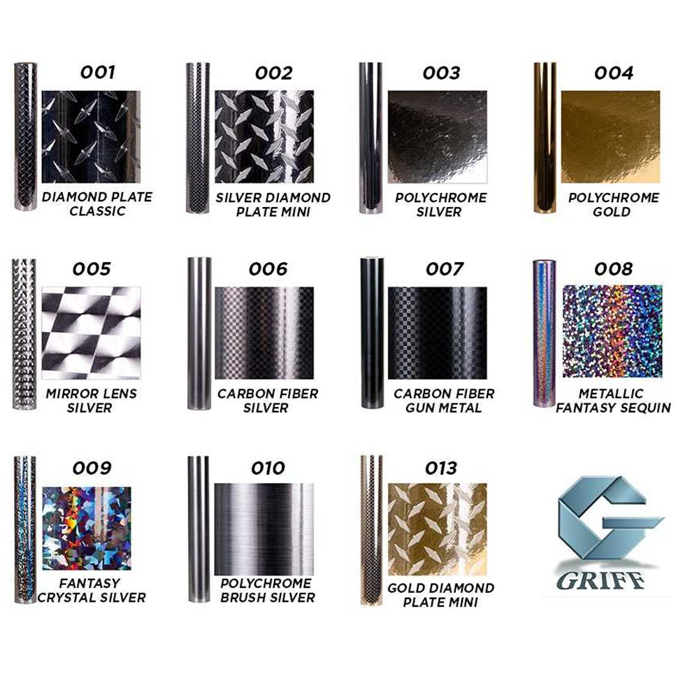 24" Metallic Griff Decorative Films PRIME SERIES